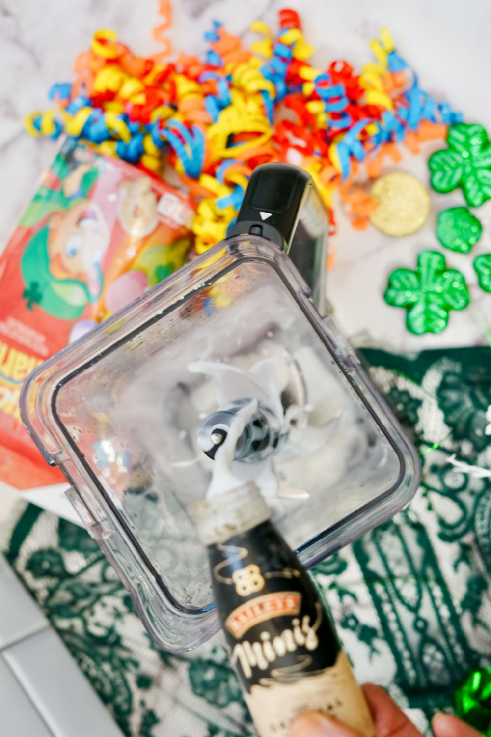 Delicious Lucky Charms Shake For St Patrick's Day